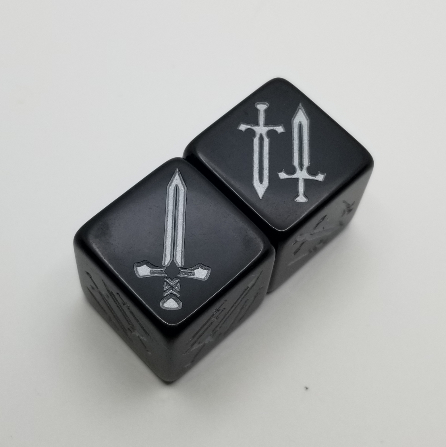 Sword/Fighter Dice, Set of 2 - D6 - DiceMakers.com