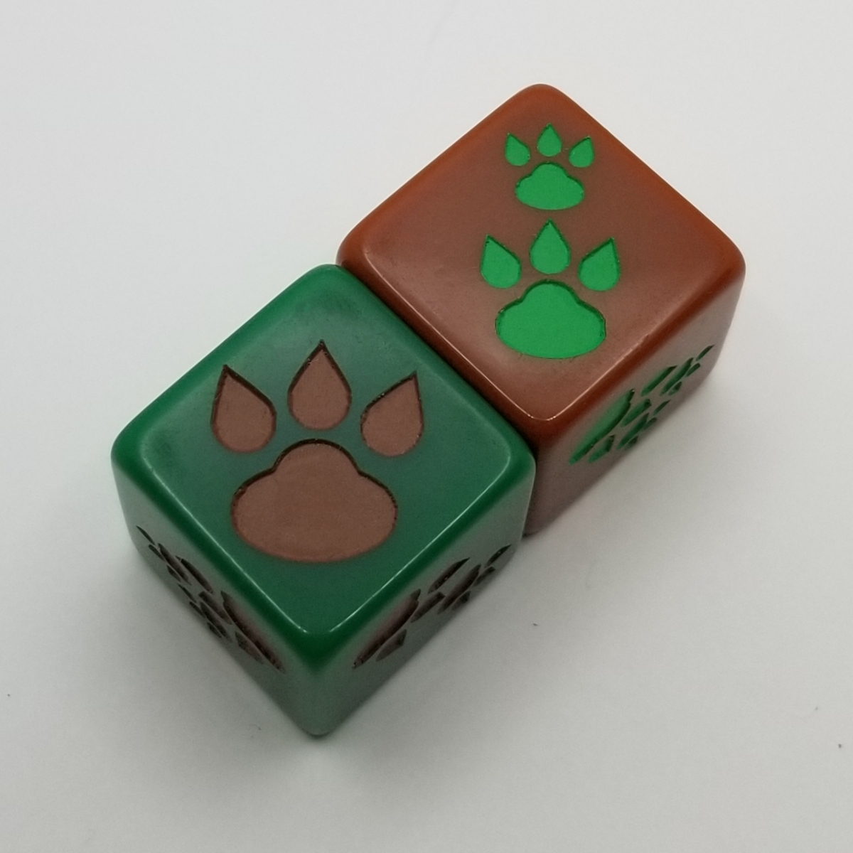 Paw/Ranger Dice, Set of 2 - D6 - DiceMakers.com