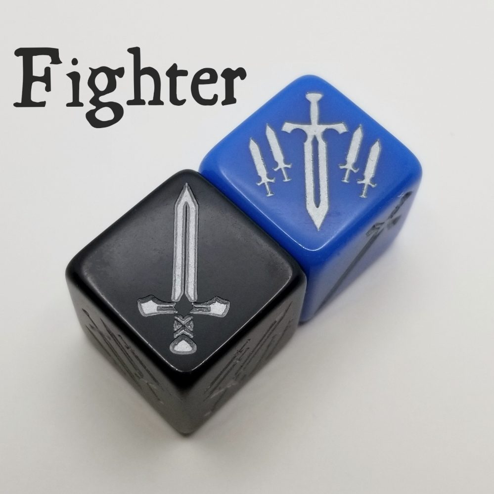 Custom DnD/RPG Class Dice With Personalized Side - DiceMakers.com