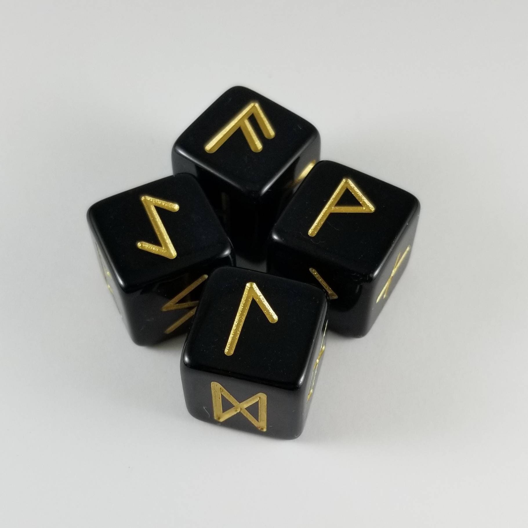 Custom Rune Dice, Set of 4 - D6 - DiceMakers.com