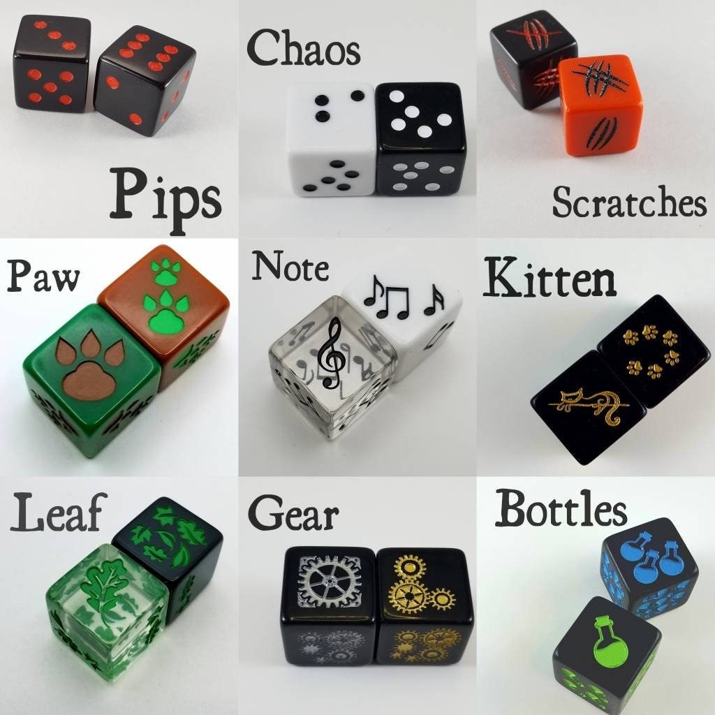 One Personalized D6 Dice With Your Choice of Pip Artwork - DiceMakers.com
