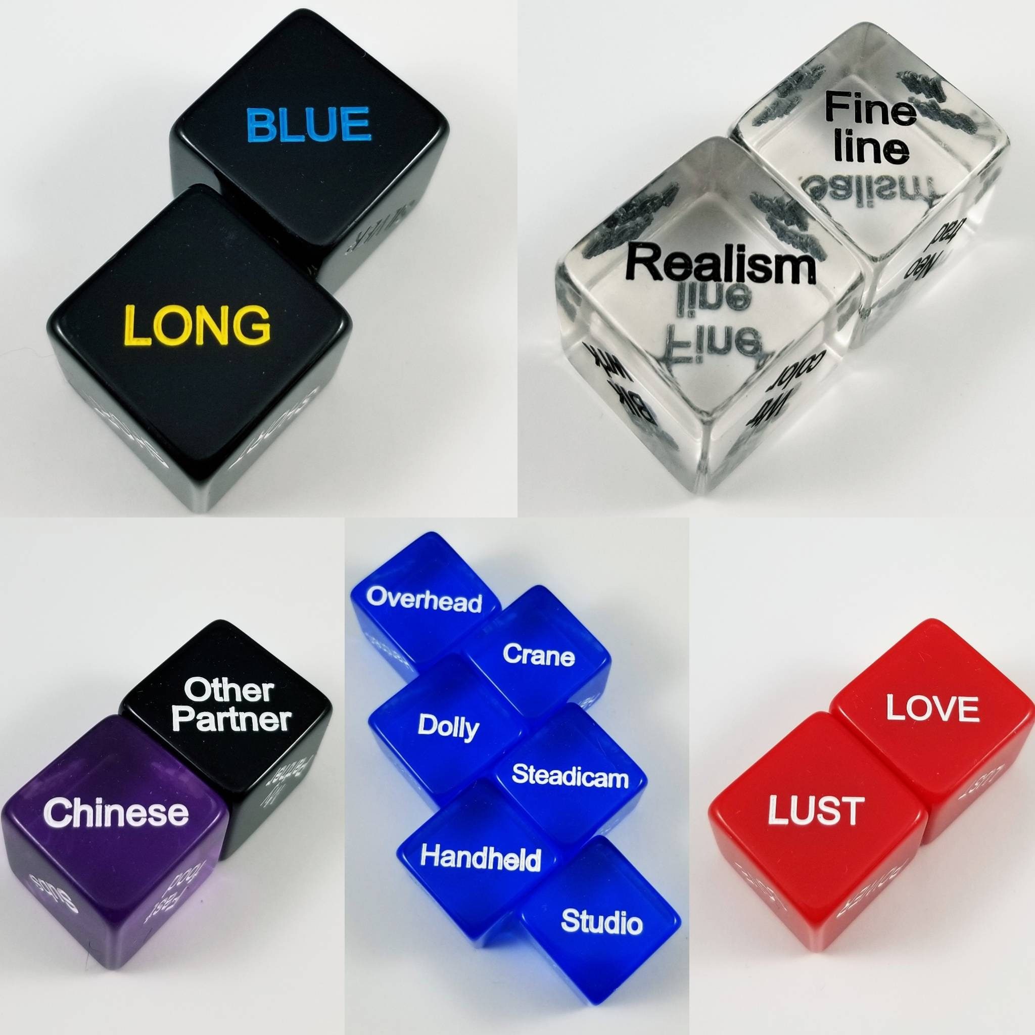 One D6 Dice With Your Choice of Text on All Six Sides - DiceMakers.com