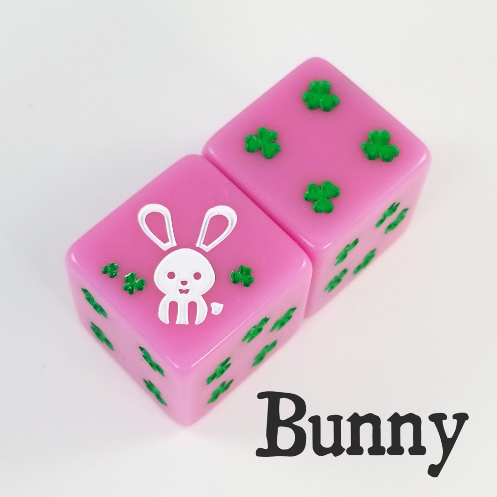 Forest Bunny - Set of 2 - D6 - DiceMakers.com