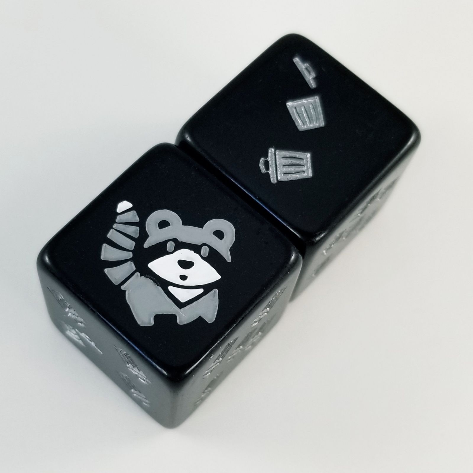 Racoon Dice - Set of 2 - D6 - DiceMakers.com