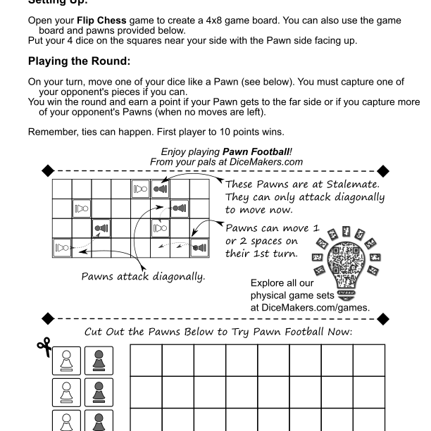 Flip Chess – The Pocket Chess Strategy Game – DiceMakers.com